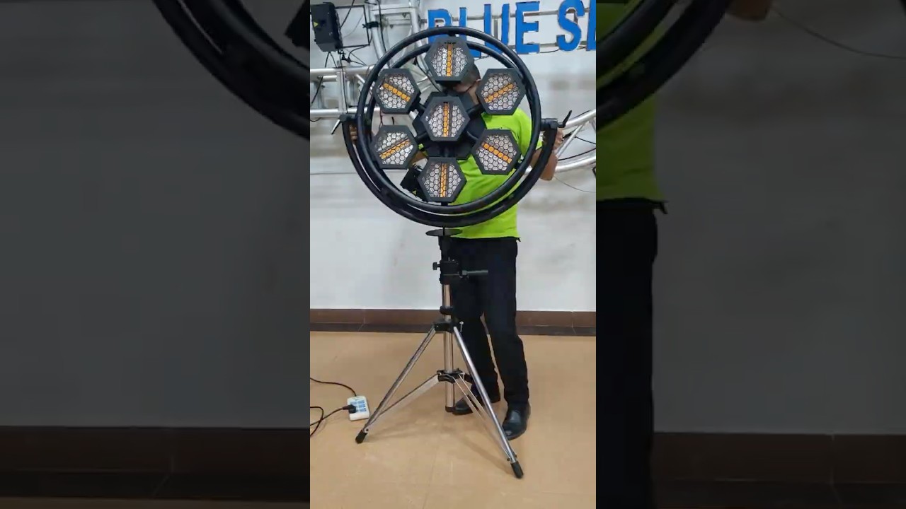 Powerful 7x60W LED Strobe Light – Explosive Brightness for Stage & Shows