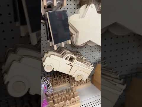 4 Unfinished Wood Pieces that are a Good Deal at Dollar Tree: Great for Crafts!
