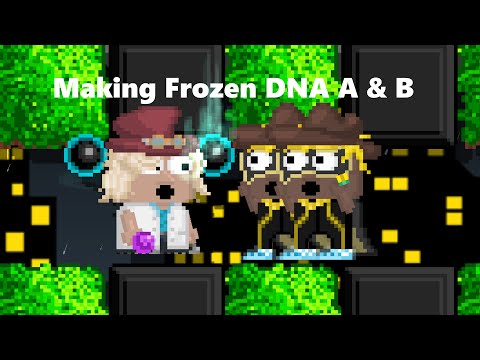 Growtopia - Making Frozen DNA A & B!