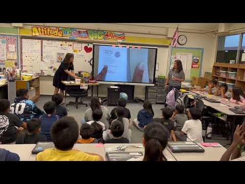 Manana Elementary School Rotary Club of Pearlridge Good Citizen Awards presentation