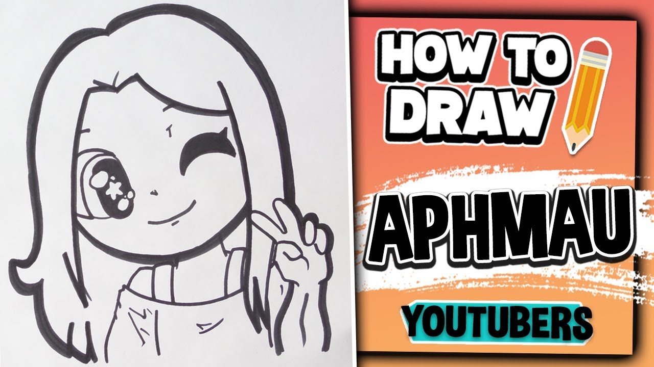 How To Draw Aphmau – Youtubers Drawings // Lexton Art