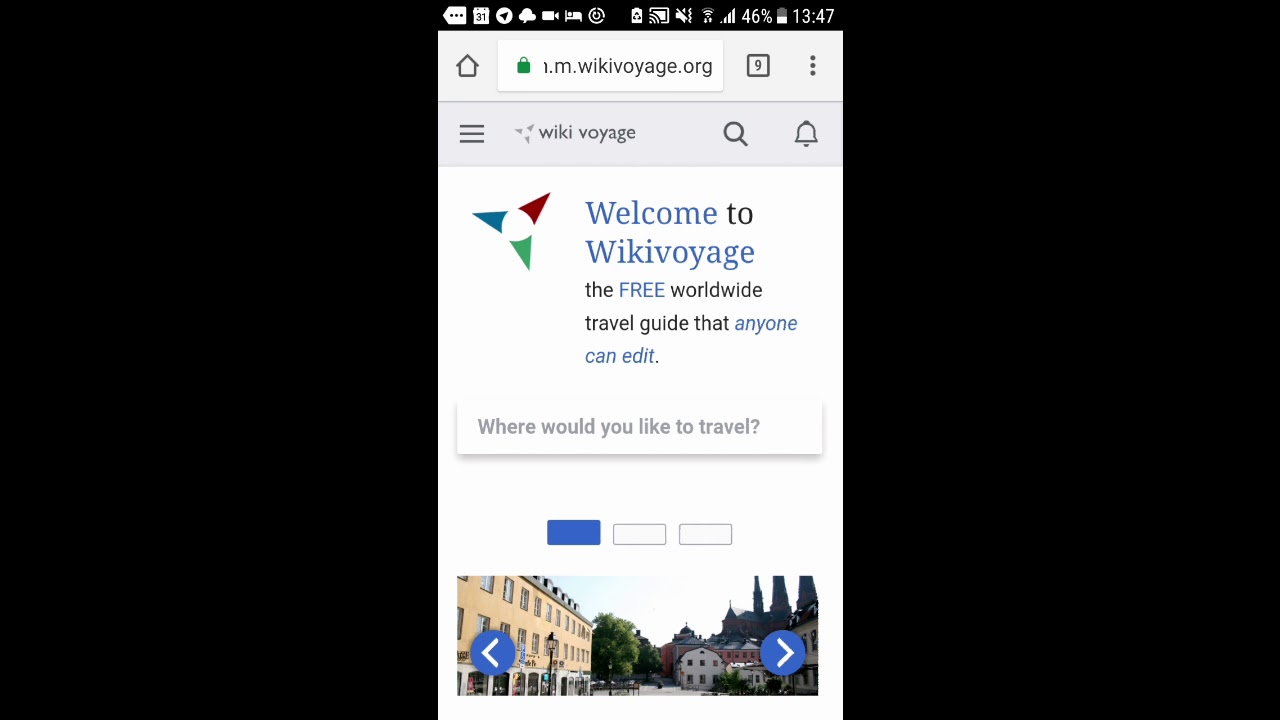 Wikivoyage main page redesign