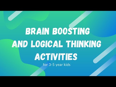 Brain Boosting Activities for Kids |Brain Boosting Worksheets for Kindergarten | DIY Brain Teaser