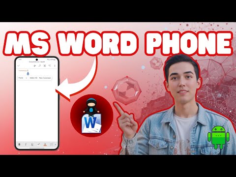 How To Type MS Word In Mobile Phone - Full Tutorial