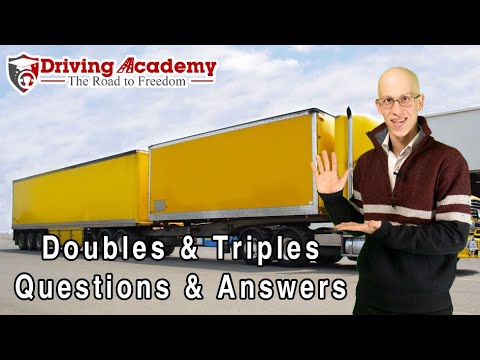 10 Questions and Answers for Your CDL Doubles & Triples Endorsement Test - Driving Academy