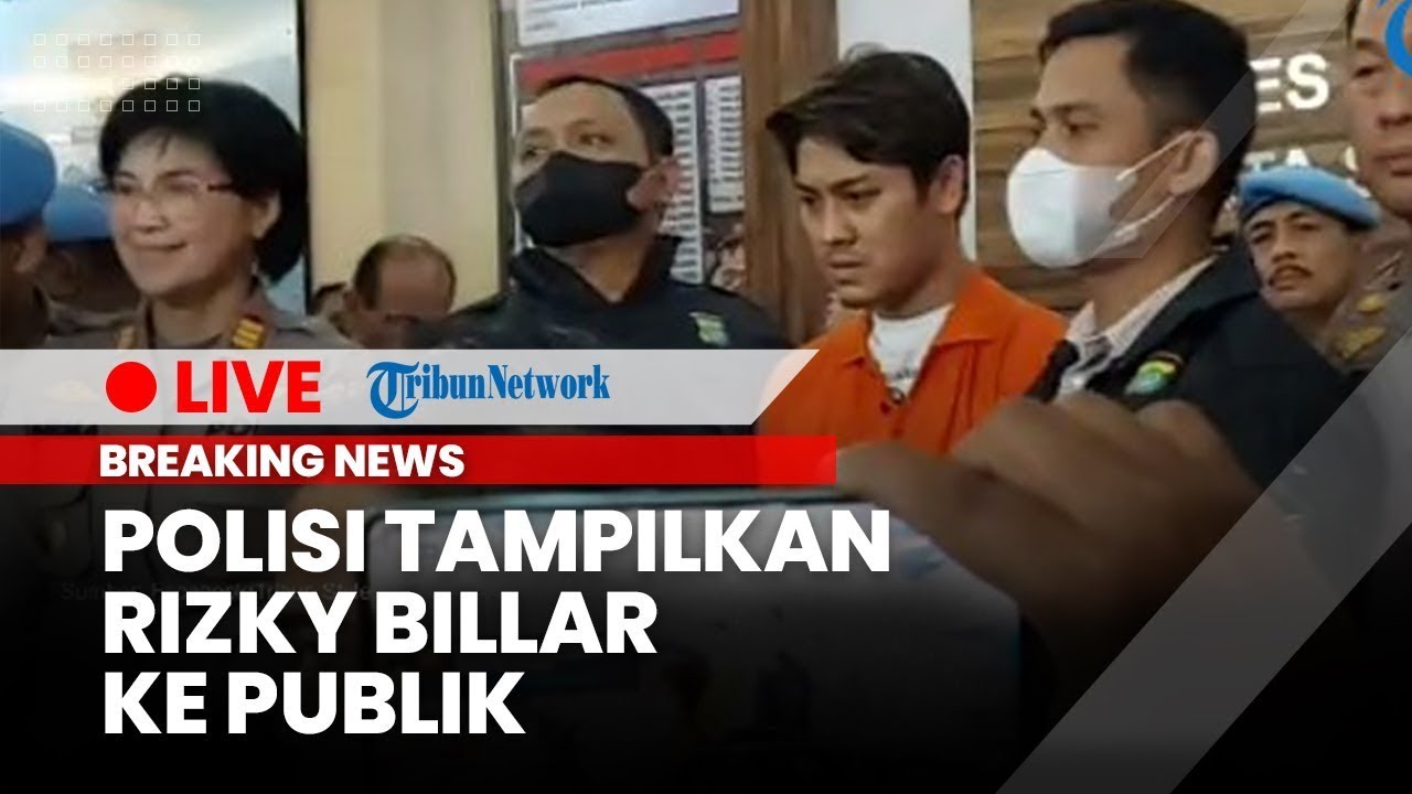 🔴BREAKING NEWS: Resmi Ditahan, Polisi Tampilkan Rizky Billar Pakai Baju Orange