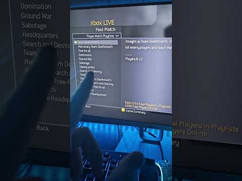 Modern Warfare 1 servers are very active on the Xbox 360 in 2025 #cod #mw #xbox360 #callofduty