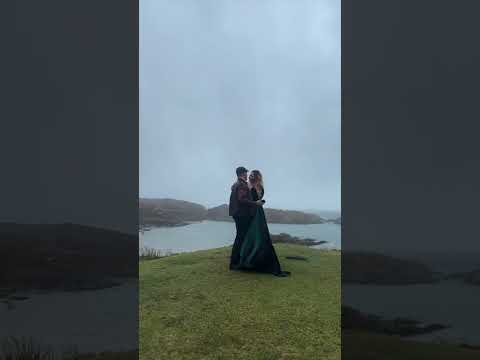 Romantic Couple photoshoot in Derrynane on the Ring of Kerry, Ireland.
