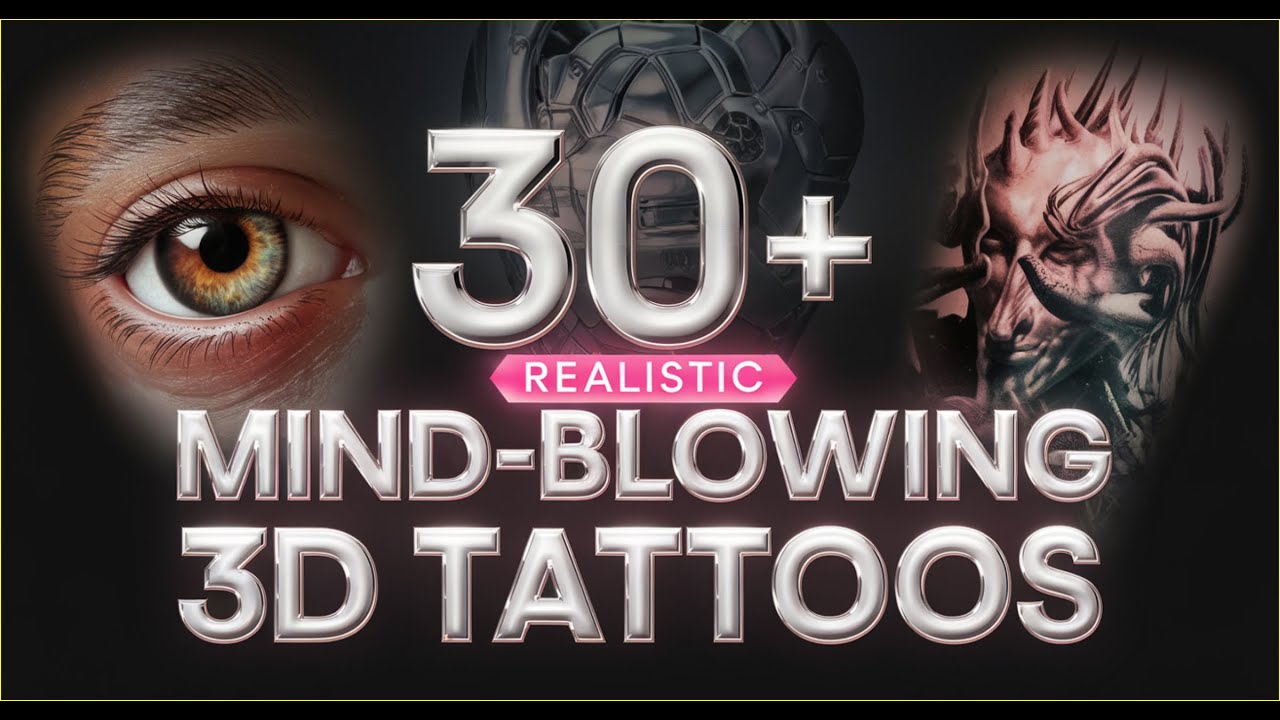 30+ Best 3D Realistic Tattoo Designs & Ideas | Mind-Blowing 3D Tattoos