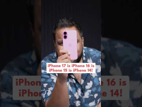 iPhone 17 is iPhone 16 is iPhone 15 is iPhone 14! #shorts