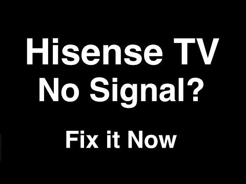 Hisense TV No Signal - Fix it Now