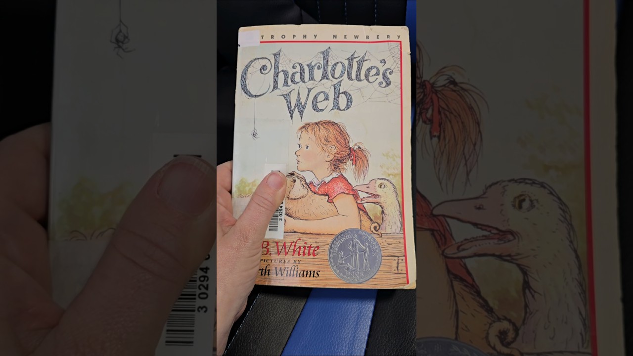 The next book from my book scratch off poster is Charlotte's Web by E.B. White.