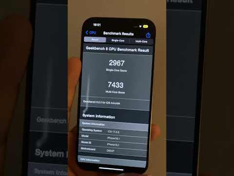 iPhone 15 Pro Geekbench 6 results. Samsung who? Lol