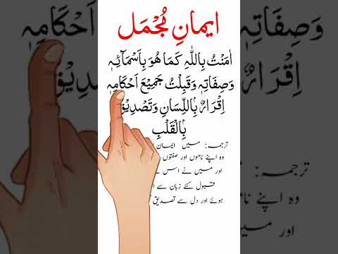 iman e mujmal tarjuma ke sath | iman mujmal #imanemujmal #shorts #quran #tilawat
