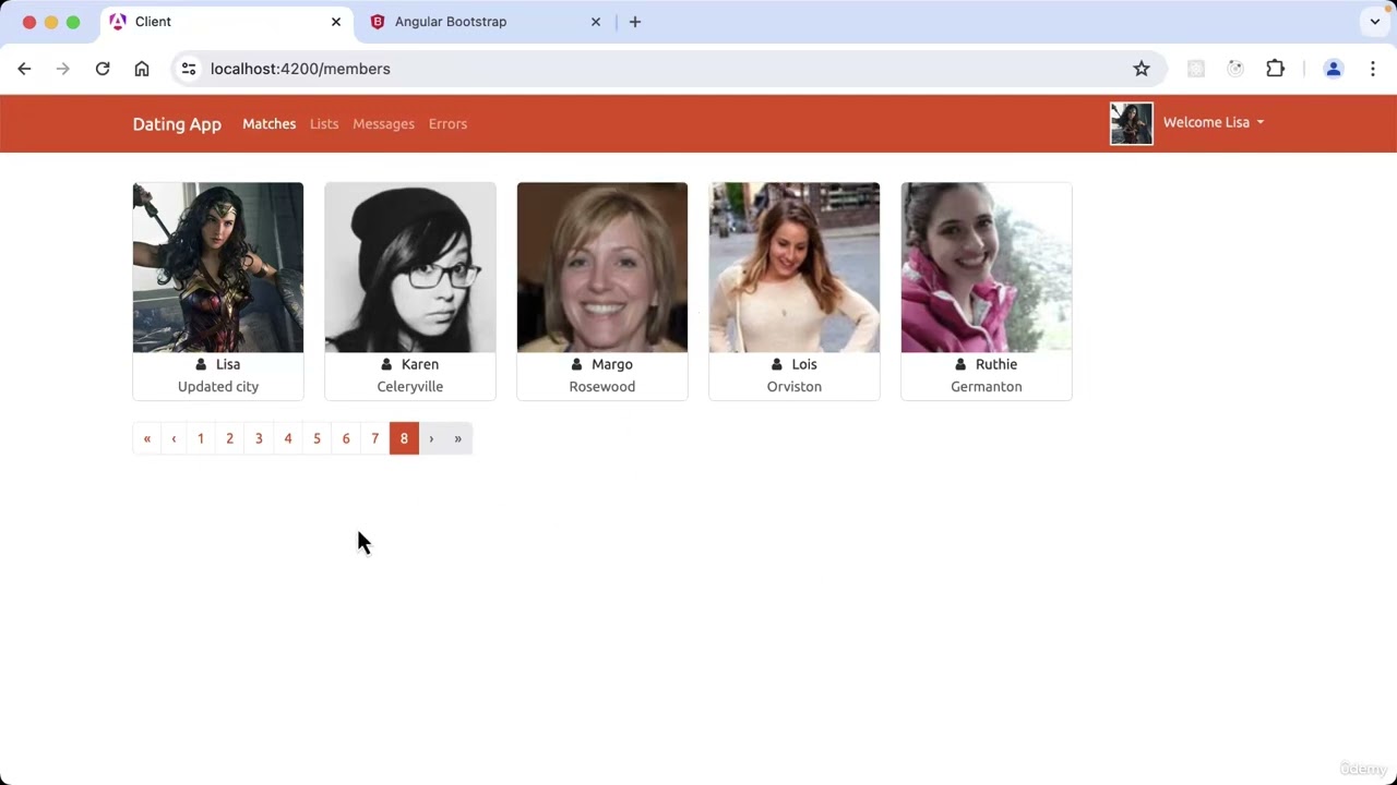 152   Using the angular bootstrap pagination component