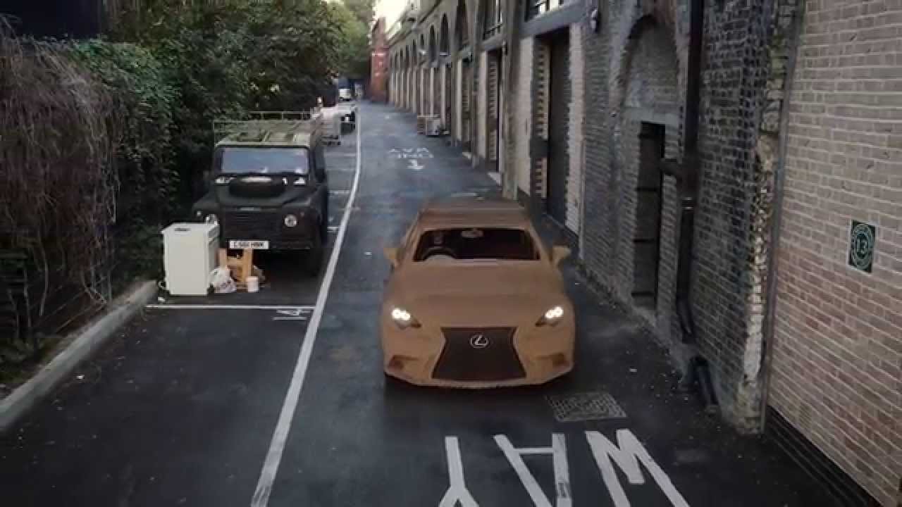 Lexus Unveils Amazing Full-Size Origami Car - autoevolution