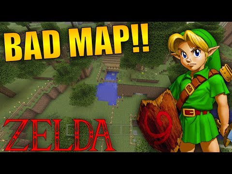 My SUPER BAD Old Zelda Map! - Minecraft Console Zelda Map