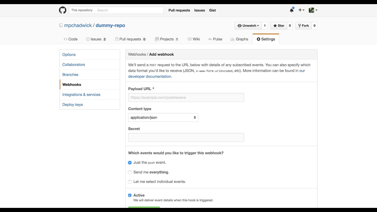 Testing GitHub Webhooks Locally with Ngrok and PHP's Built In Webserver