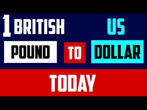 1 British Pounds to US Dollars GBP/USD EXCHANGE RATES TODAY