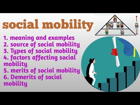 what is social Mobility? | meaning , sources , factors ,types , merits , demerits | Sociology