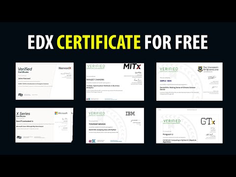 HOW TO GET FREE EDX CERTIFICATES (Financial Aid Guide 2025)