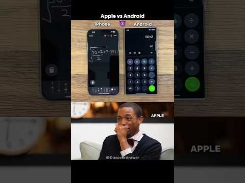 Apple iPhone vs Samsung Calculator #trending #foryou #viralshorts #shorts_feed #samsung #iphone