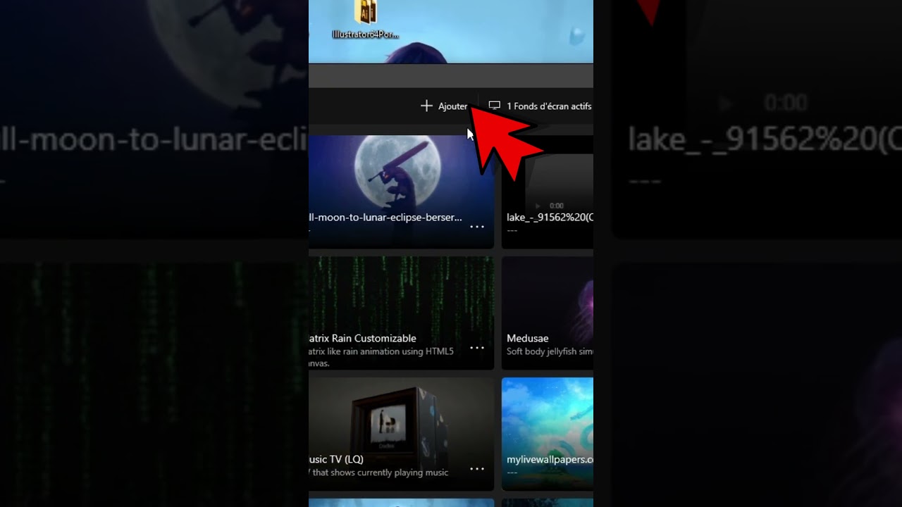 comment avoir un fond d'écran animé sur pc ?!