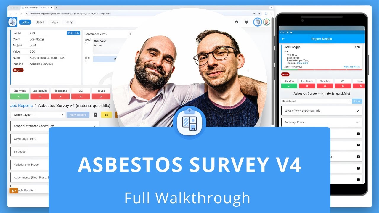 Asbestos Survey Software | Full Walkthrough