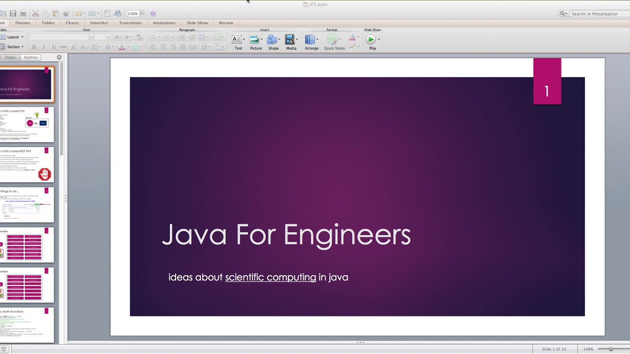 Java for Scientific Computing: Intro