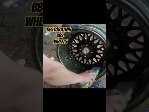BBS Wheels Restoration Cleaning #restoration #cleaning #rusty #wheels #bbs