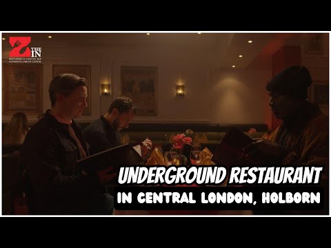 Underground Restaurant in Central London, Holborn (MUST TRY)