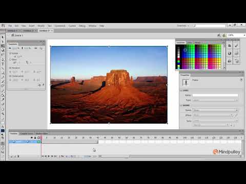 023 Fade in and fade out - Adobe Flash Tutorial in Hindi