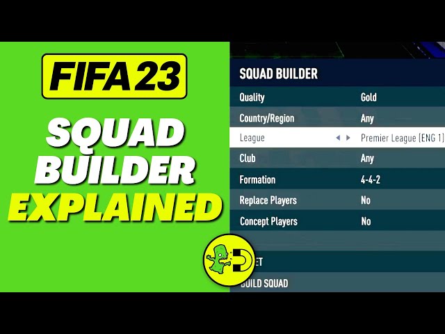 FIFA 23 guide: How to use the Squad Builder feature in FIFA Ultimate Team