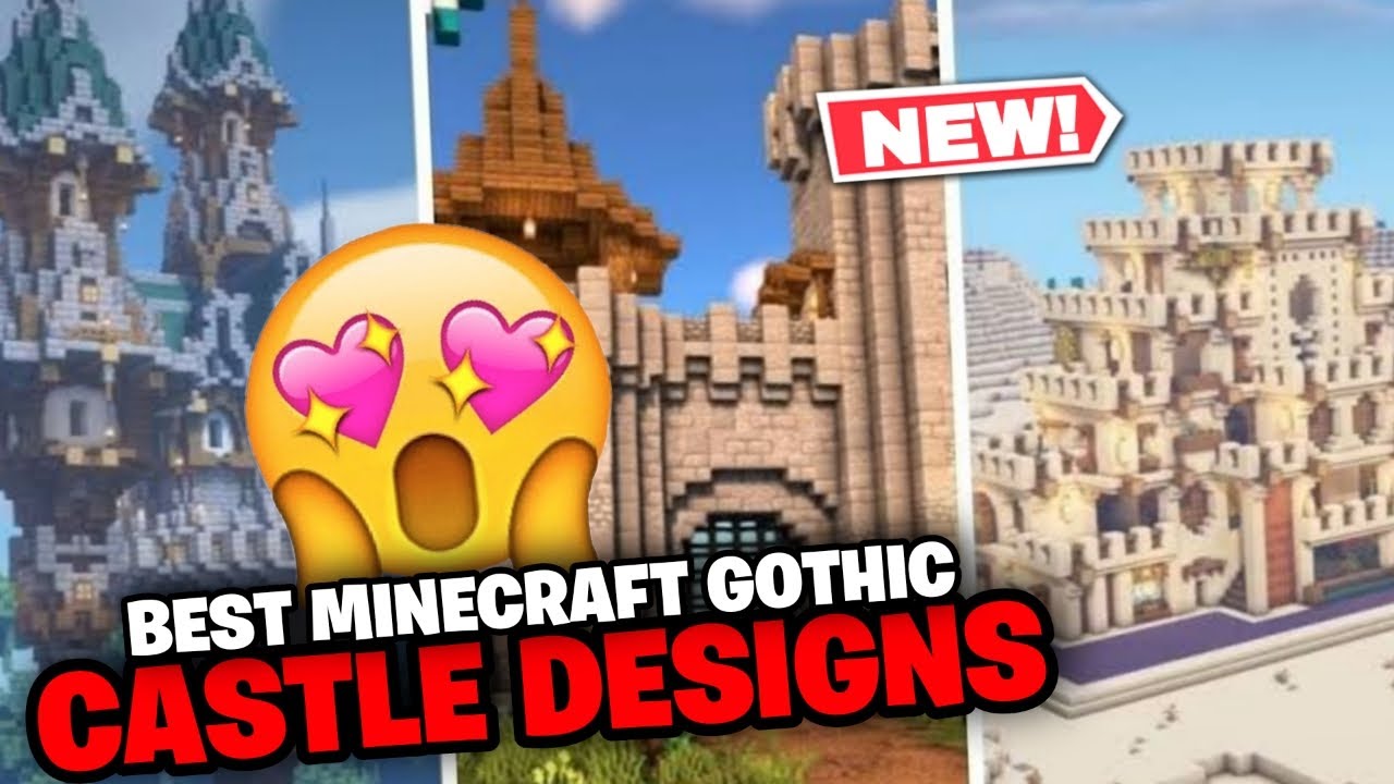 5 BEST MINECRAFT GOTHIC CASTLE DESIGNS! (1080P HD)