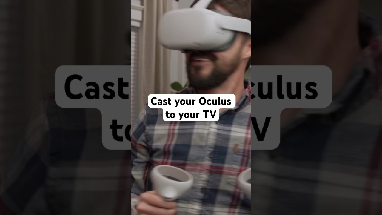 Family game nights meet VR. Learn how to share your Oculus games on your TV #vrheadset #oculusquest