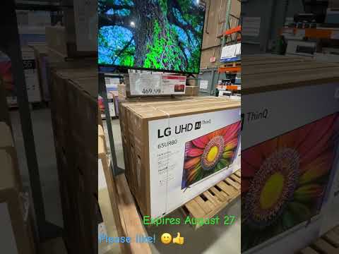 $469.99 LG 65” UHD LED TV 65UR8000 deal at Costco store expires 8/27/23