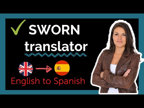 💼 Certified translation ENGLISH to SPANISH | SWORN TRANSLATOR 💼