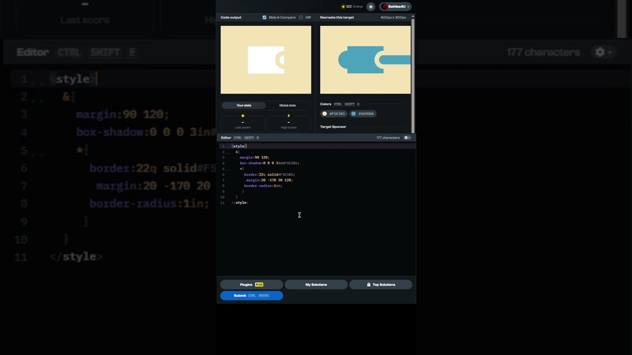 CSS battle - 03 April, 2025 - Daily Challenge Solution - 100% Solution