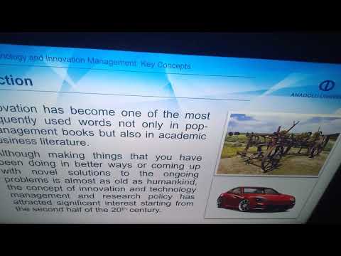 TECHNOLOGY AND INNOVATION MANAGEMENT - Chapter 1