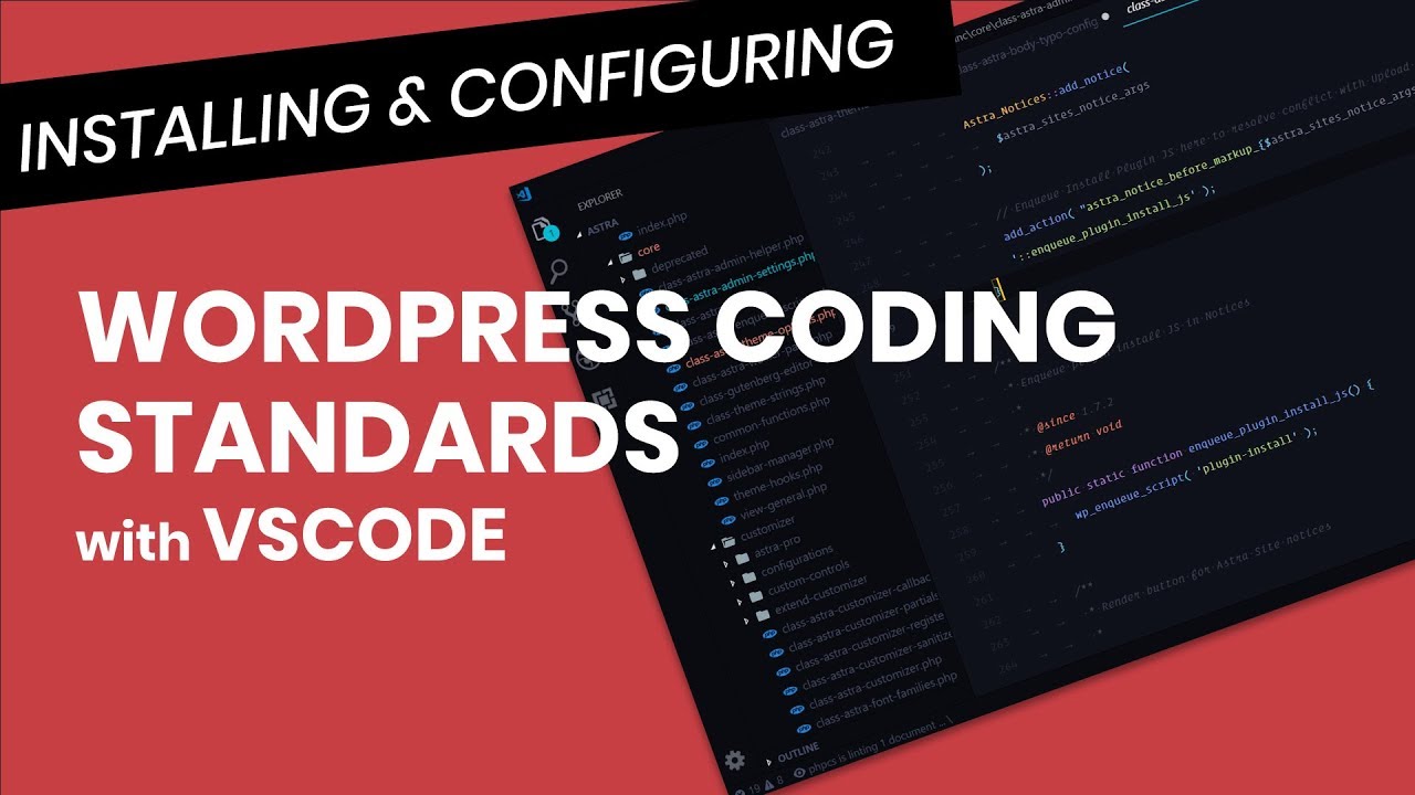 Installing & Configuring WordPress Coding Standards (WPCS) with VScode