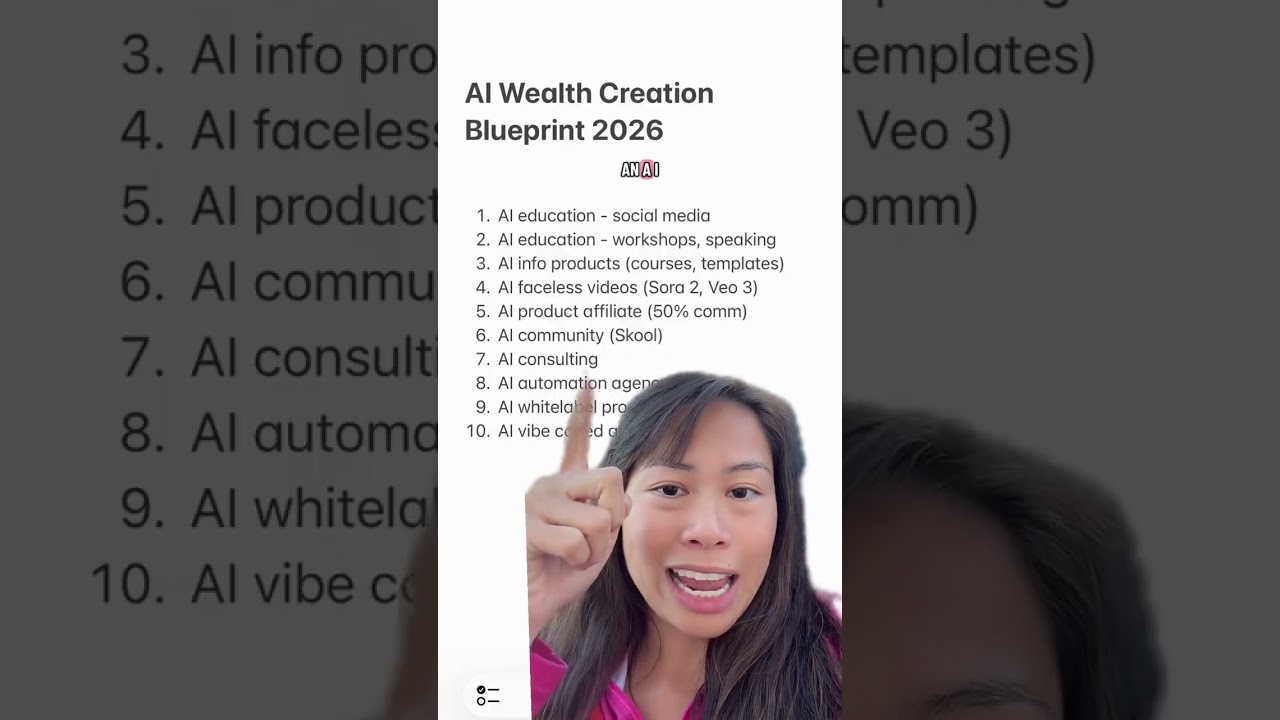 Comment “Sabrina” to get my FREE AI Wealth Creation Blueprint 2026. The purpose is to help you choos