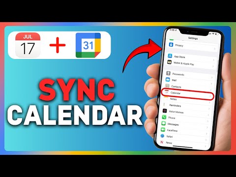 HOW TO SYNC APPLE CALENDAR WITH GOOGLE CALENDAR IN 2025!