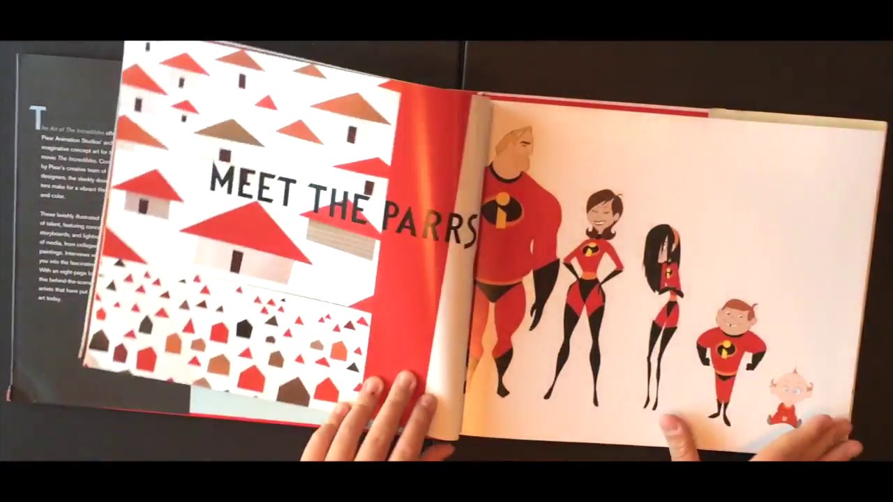 The Art of the Incredibles (Disney-Pixar) - Quick Flip-through Preview Unboxing Artwork