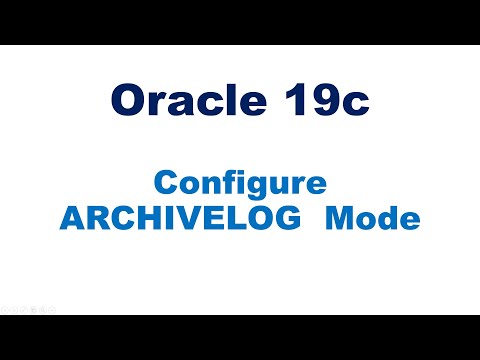Oracle Database Configure Archivelog Mode