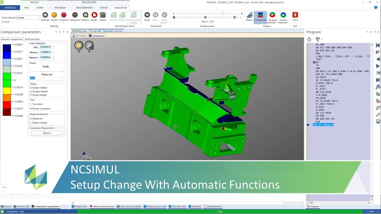 Setup Change with Automatic Functions
