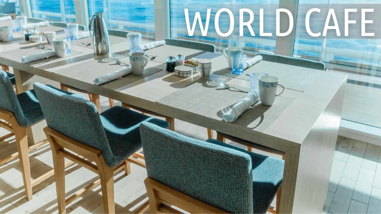 Viking Octantis World Café Breakfast, Lunch & Dinner : Expedition Ship