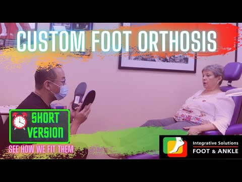 Testing a Brand New Custom Foot Orthotics | Manhattan Foot Specialist