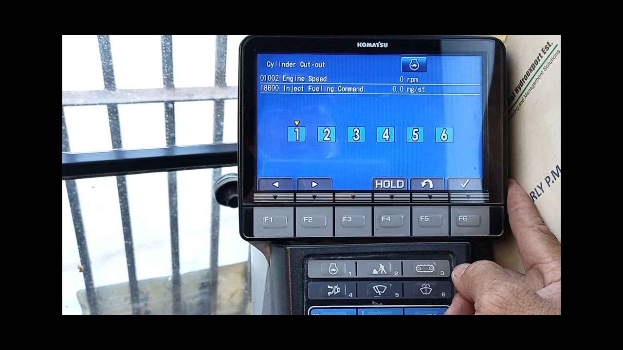KOMATSU PC220-8,SHORTCUT FOR SETTING PASSWORD, AND CUTOUT OF INJECTORS