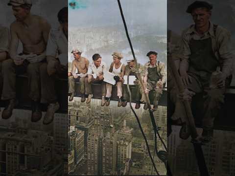 1932: 'Lunch Atop A Skyscraper' #shorts #history #historical