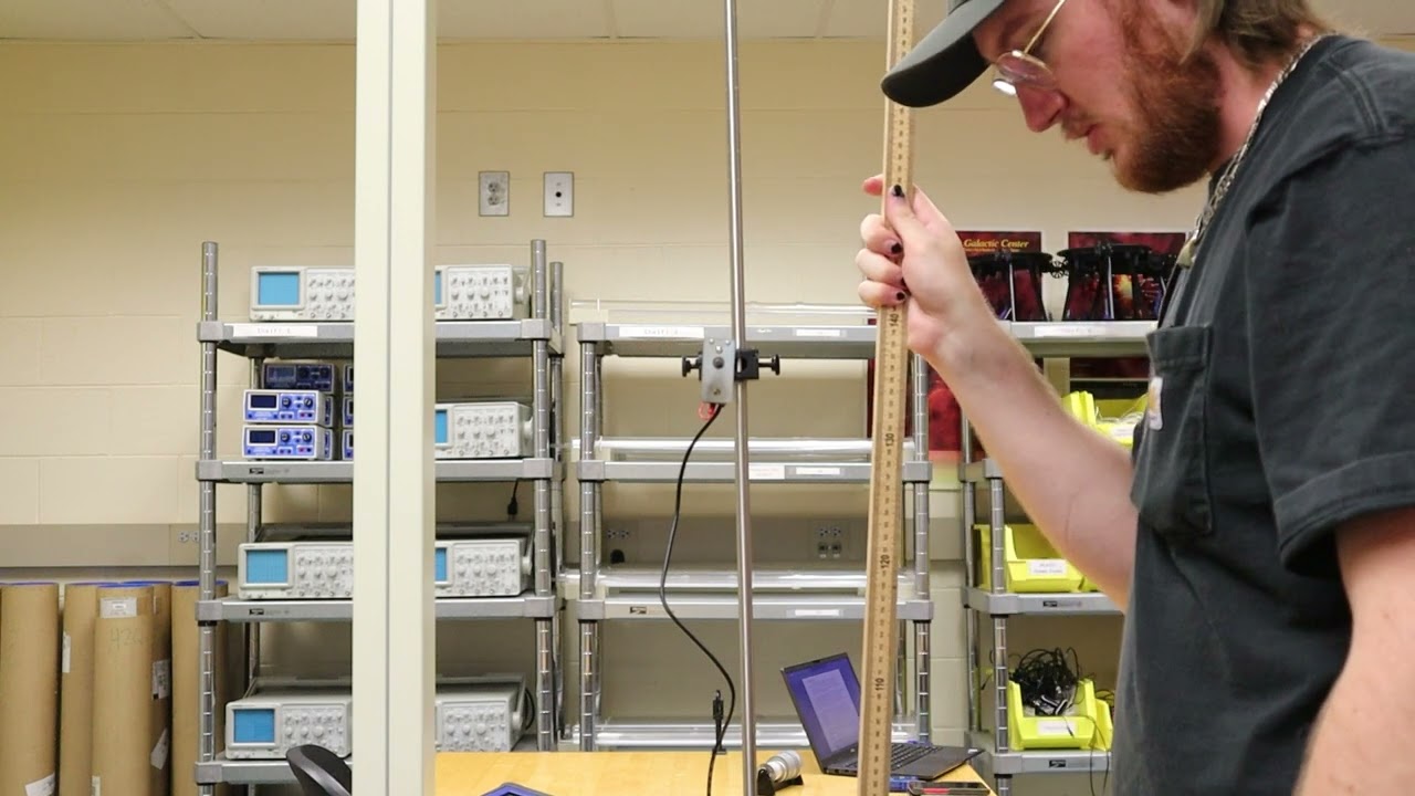 Physics 1, Experiment 2 Lab Video: Local Free-Fall Acceleration